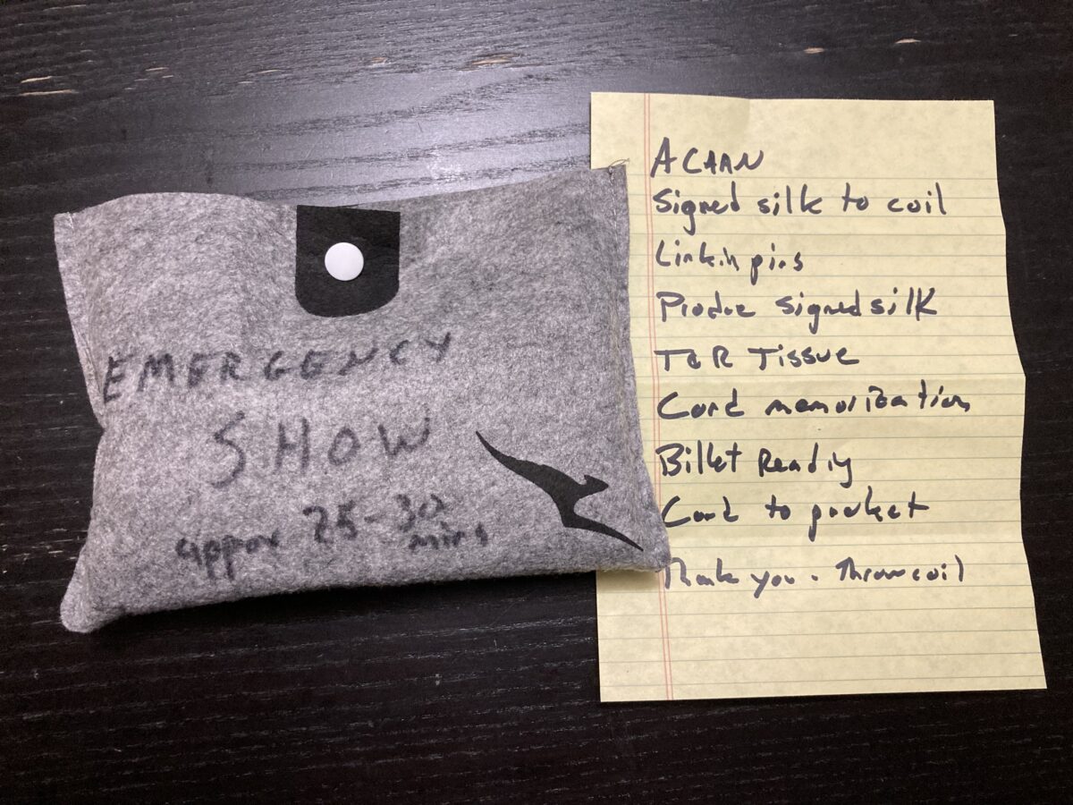 Emergency Show Props – MagicShow.Tips