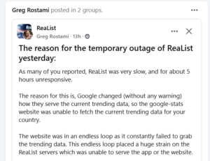 ReaList by Greg Rostami was Down! – MagicShow.Tips