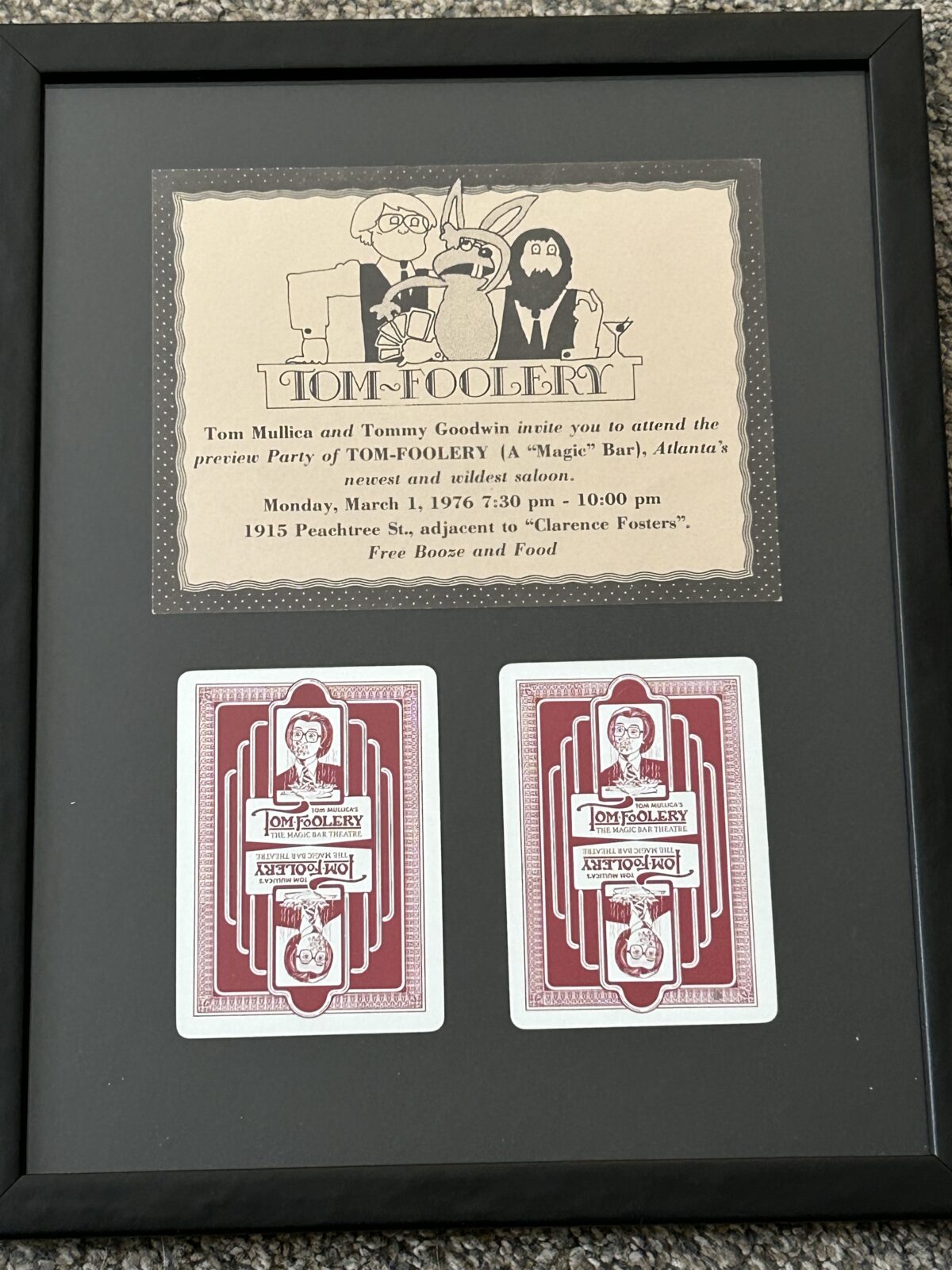 Tom Foolery – Preview Party Invitation – MagicShow.Tips