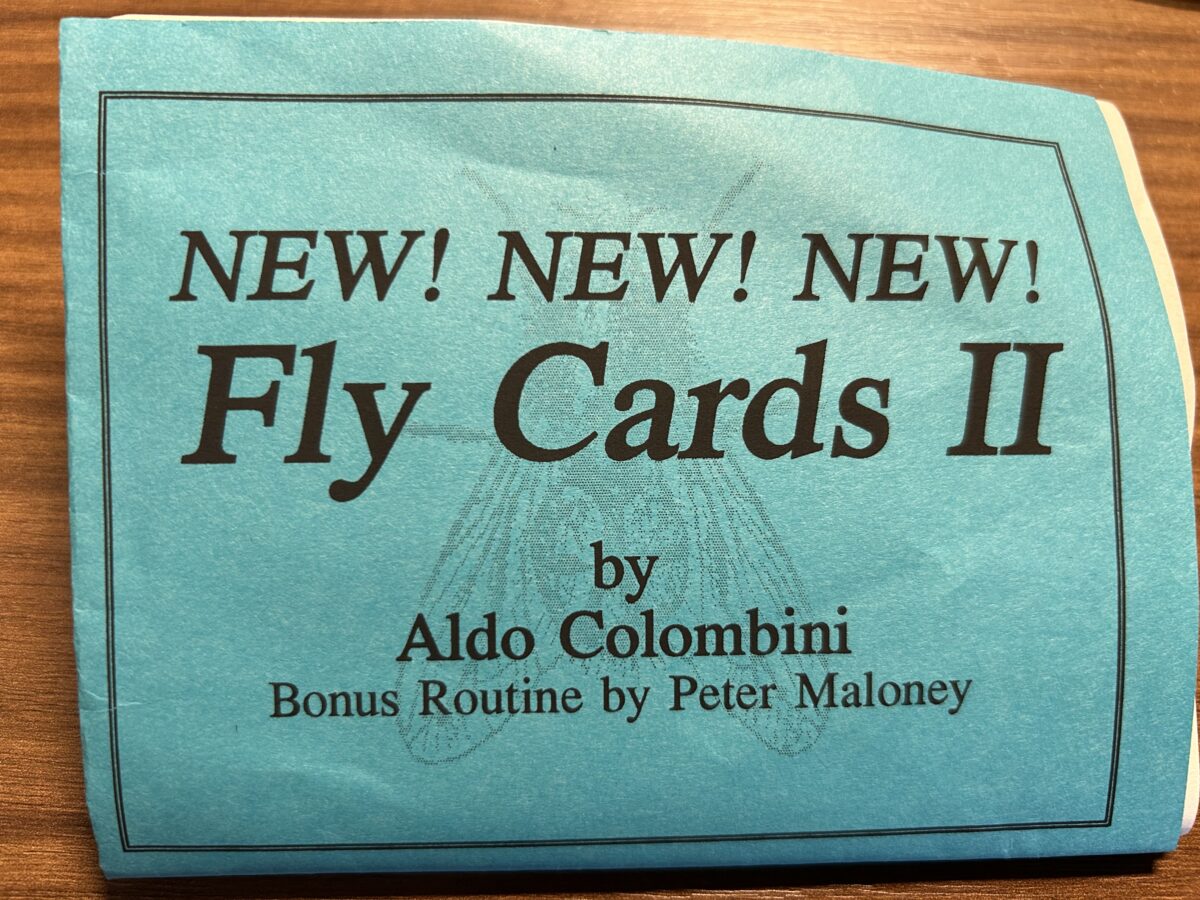 Vintage Magic Trick: Fly Cards II by Aldo Columbini – MagicShow.Tips