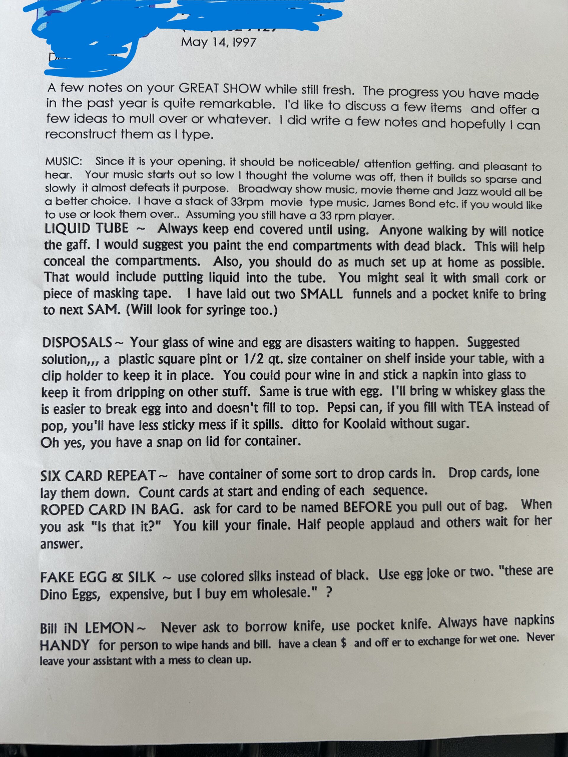 Great Advice for a Magic Show! – MagicShow.Tips