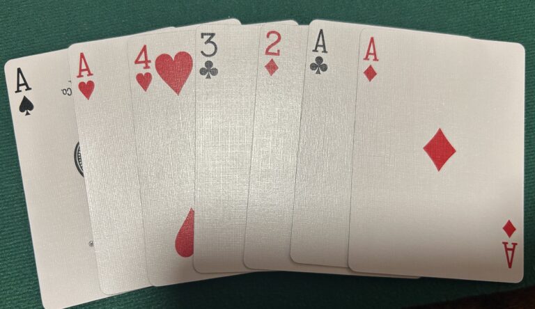 The 1-2-3-4 Ace Trick – MagicShow.Tips